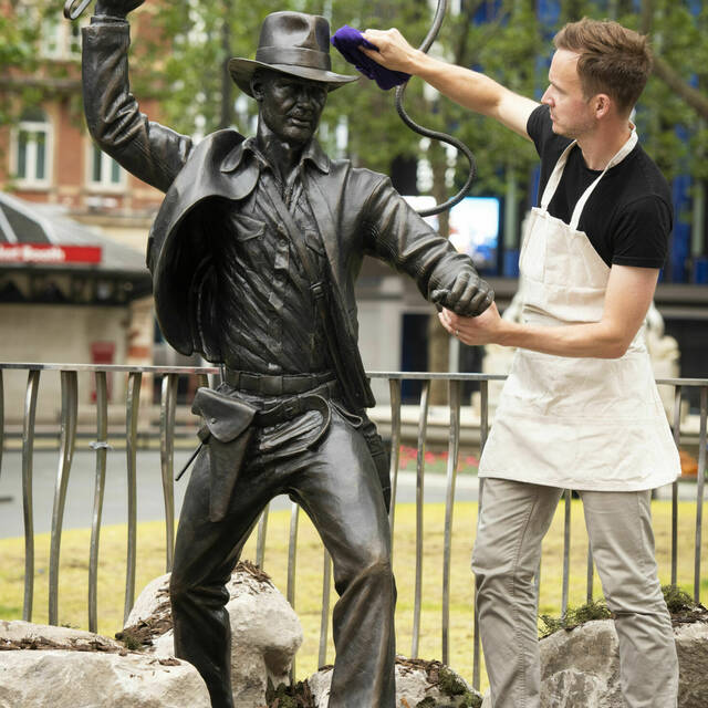 Iconic Indiana Jones Statue Unveiled at… | Discover Leicester Square